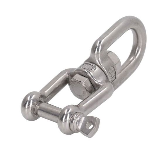 ESTINK Double Jaw Shackle Inoxydable 304, Rotatif à 360° pour ...