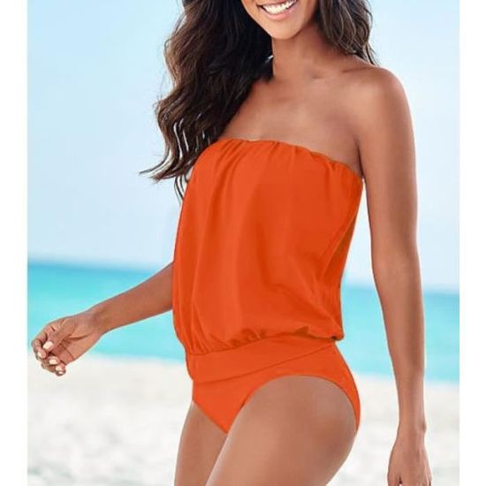 Bikini Maillot De Bain Femme 1 Pieces Push Up Sexy Micro Vintage