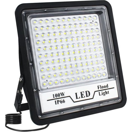 Projecteur De Spot Led 100W, Super Spot Extérieur 10000Lm Projecteur ...