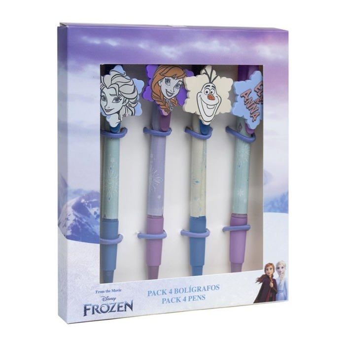 Stylos Disney Frozen - Artesania Cerda - D-FR-0342 - Lot de 4 - Encre ...