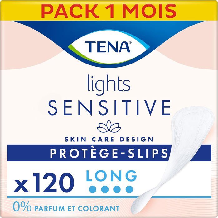 Lights Protège-slips Longs Incontinence Femme-Pour Peaux Sensibles ...