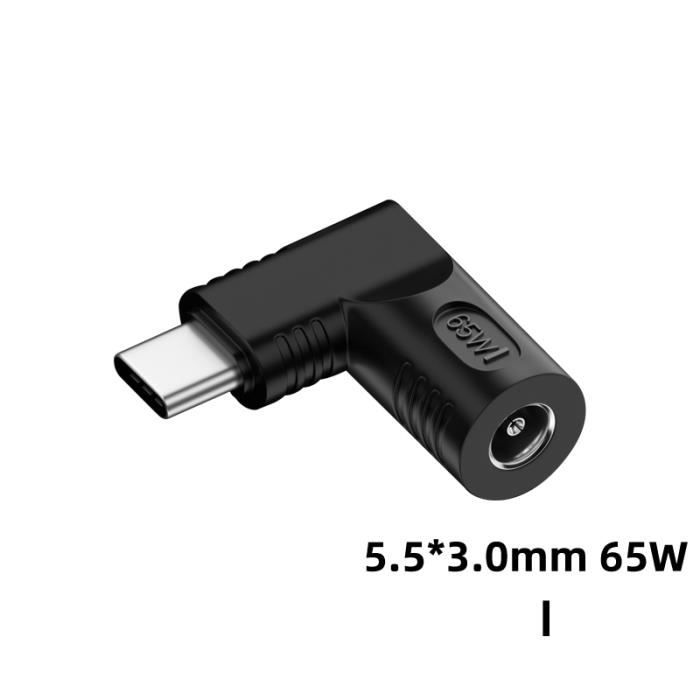 Chargeur - Adaptateur Secteur - AIHONTAI - 5,5-3,0 mm - Convertisseur d'alimentation 65W cc à ...