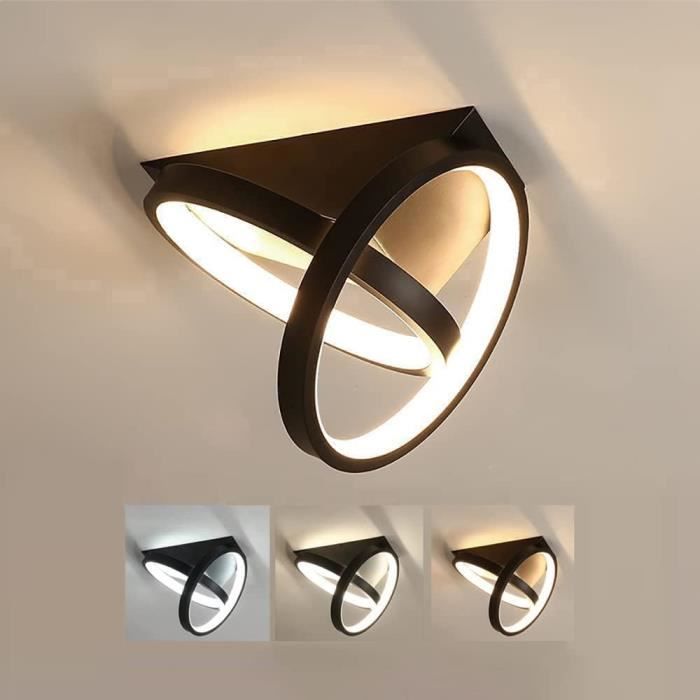 Plafonnier Led Dimmable 26W Lampe De Plafond Moderne En Anneaux Lampe ...