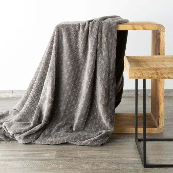 Plaid Cindy 2 - Douce Et Moelleuse - En Microfibre - 70 X 160, 150 X ...