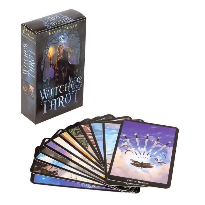 Witch Tarot Deck Jeu de Cartes Sorcière Prévision des Future Destin ...
