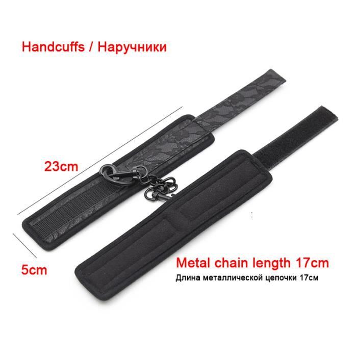 Menottes - Menottes Velcro En Éponge Douce Et Réglable, Jouets Bdsm ...