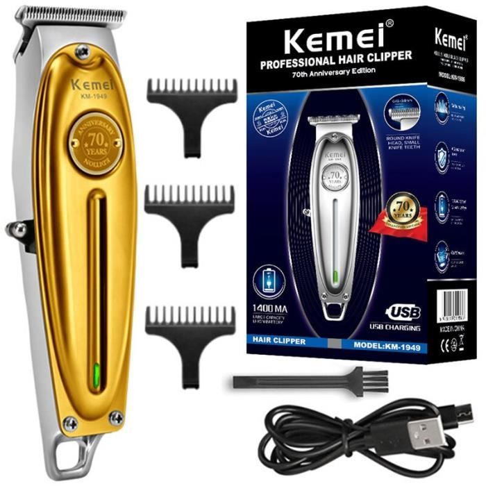 Kemei 1949 – Tondeuse Professionnelle Électrique Pour Hommes Entièrement En Métal Rasoir Pour ...