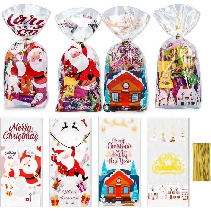 Sacs de Bonbons Clairs de Noël - AUTREMENT - MULTICOLOR - Blanc ...