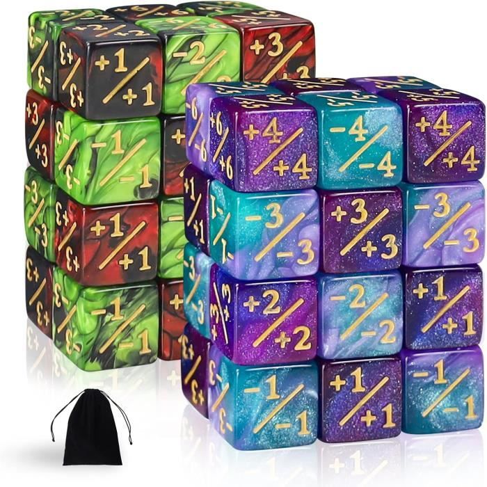 Mtg Compteur De Dés Token Cube, Magic The Gathering Glitter Sparkle Cube, Cube De Loyauté Starry ...
