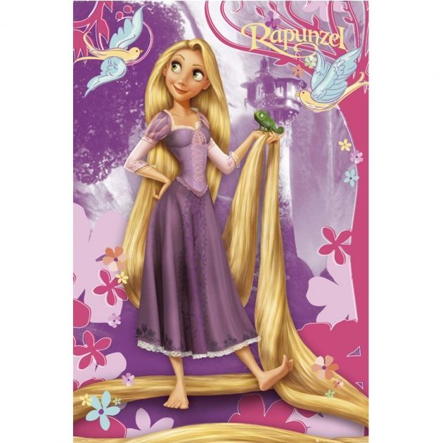 DISNEY PRINCESSE - Poster Raiponce - 61 x 91 cm - Cdiscount Maison