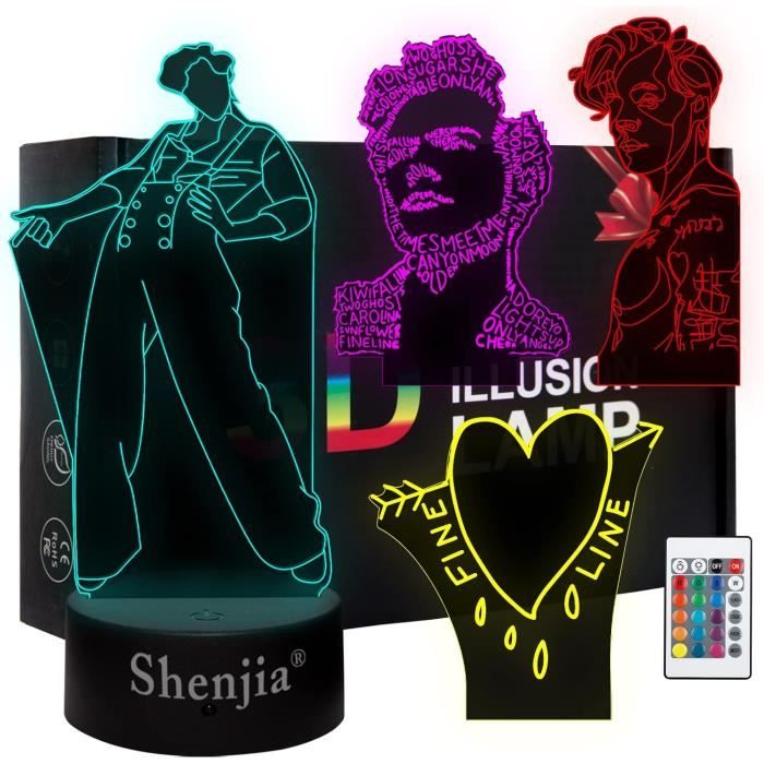 3D Led Night Light Harry Styles Personnage Marchandise Lampe Pour ...