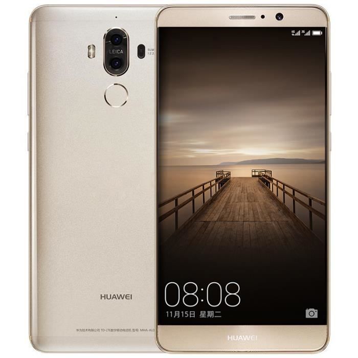 HUAWEI Mate9 Champagne Or 6 Go RAM 128Go ROM - Cdiscount Téléphonie