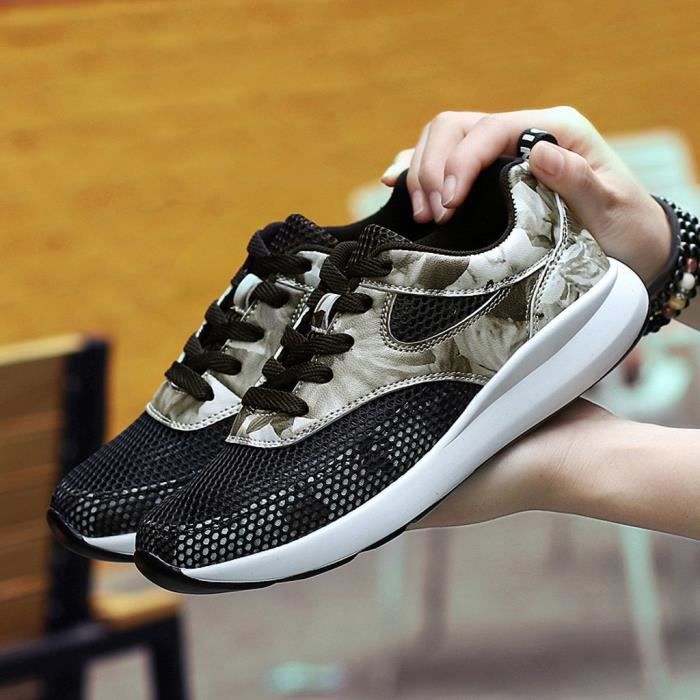 Femmes maille solide antidérapant pompes chaussures baskets chaussures ...