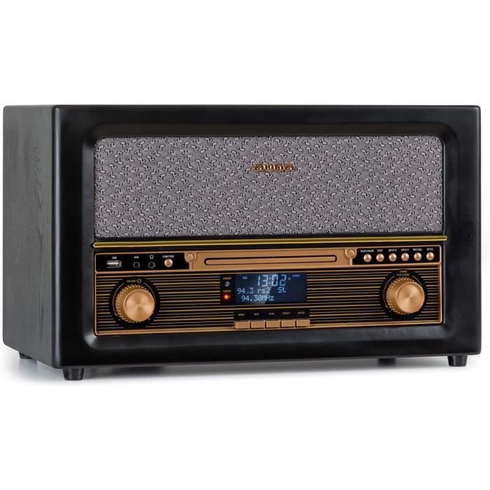 Auna Radio CD, Mini Chaine HiFi, Poste Radio Numérique Dab-Dab+-FM et ...
