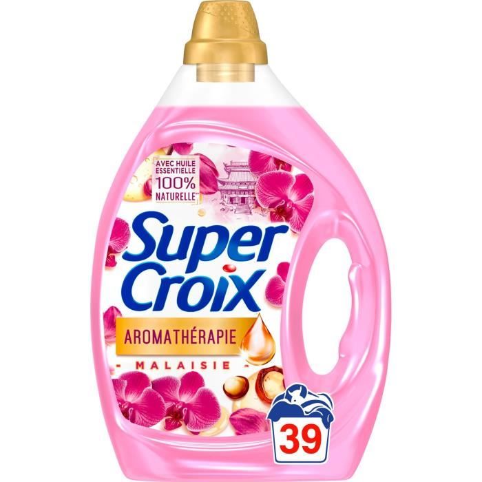 SUPER CROIX Lessive Aromathérapie Malaisie - 1,95 L - Cdiscount ...