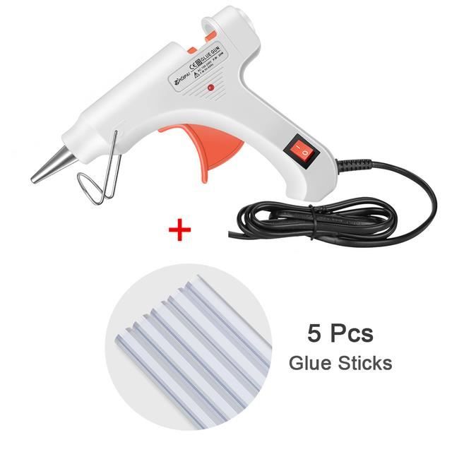 Pistolet à colle,Glue Gun Set-20W-EU--Mini pistolet à colle électrique ...
