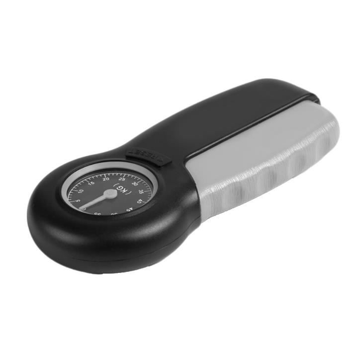 HAND GRIP,GRAY--Dynamomètre à pointeur mécanique 0 55kg, outil de ...