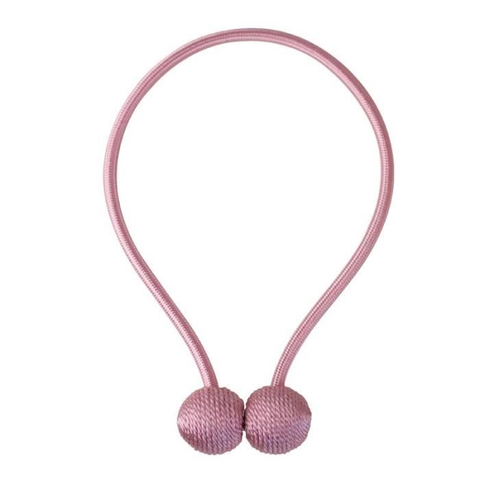 TRINGLE - EMBOUT TRINGLE,pink--Porte rideau magnétique en or, 2 pièces ...