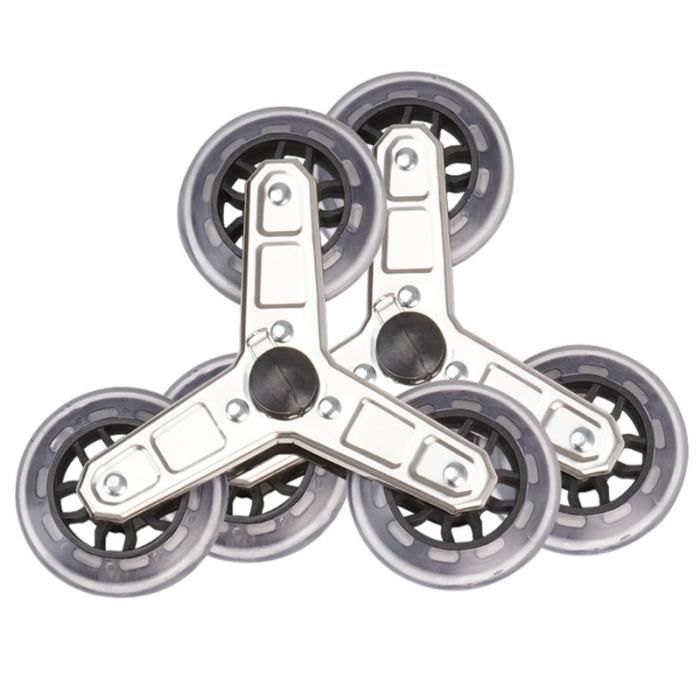 ROUE - ROULETTE,B--Poulie'escalade à trois roues, chariot de ...