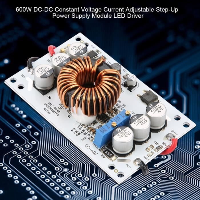 Alimentation élévateur DC-DC 600W DC-DC Boost Converter Module, Module d'alimentation élévateur ...