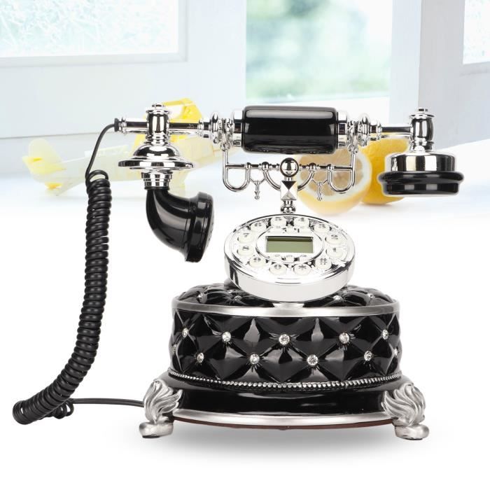 Téléphone fixe rétro Téléphone Fixe Vintage, Téléphone Fixe Classique ...