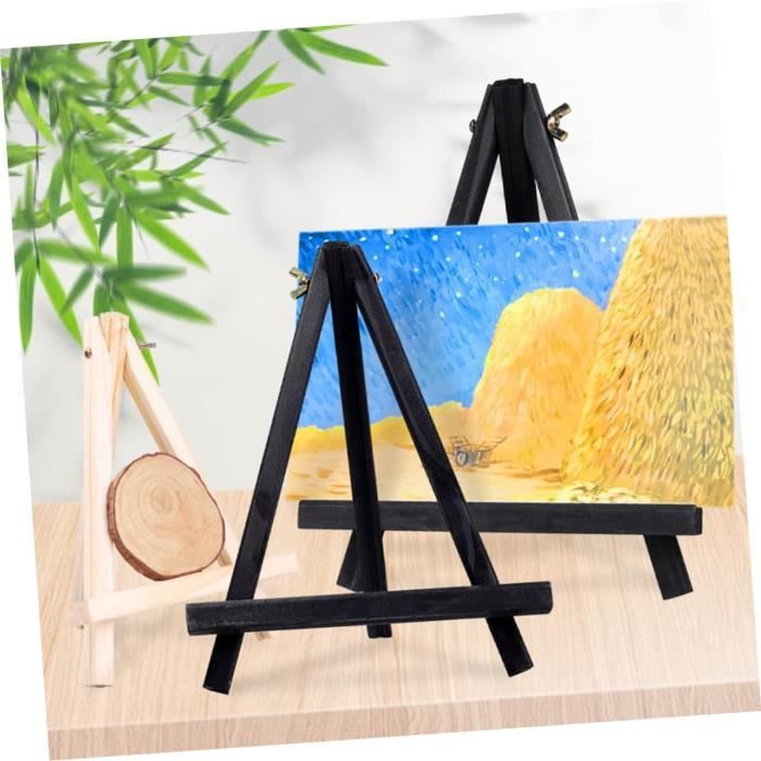 3 Pièces Mini Chevalet Présentoir De Toiles Porte-photo En Toile ...