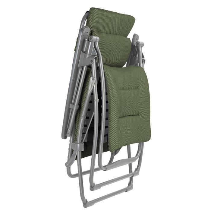 Chaise Longue - LAFUMA - LFM3130 - Inclinable - Olive/Titane - Futura ...