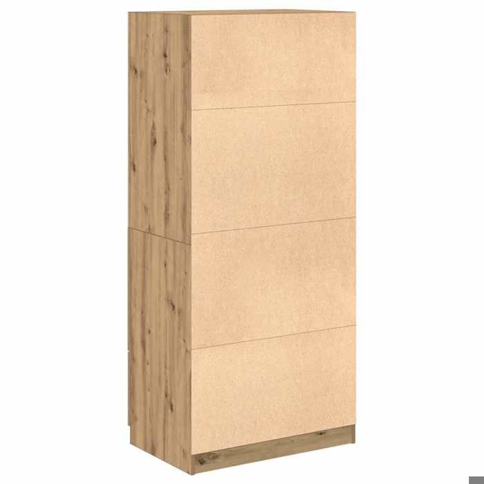 Moderne Garde-robe BURKE, Armoire de chambre, avec rangement, chêne ...