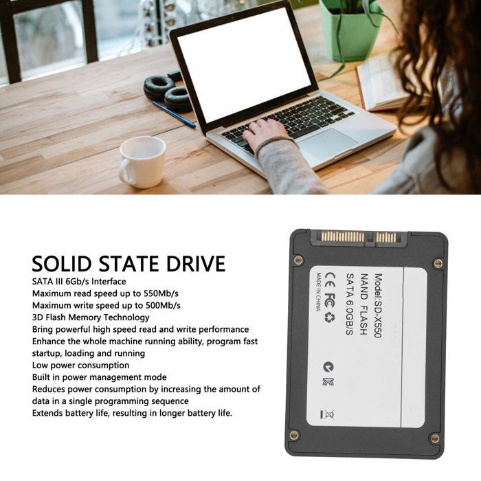 OMABETA SSD interne de 2 Disque SSD interne SATA 3.0 de 2,5 pouces, 6 ...