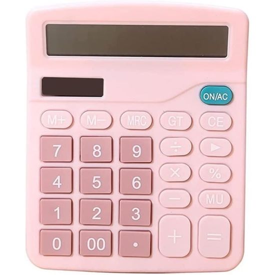 Calculatrice Calculatrice Standard De Base Affichage à 12 Chiffres ...