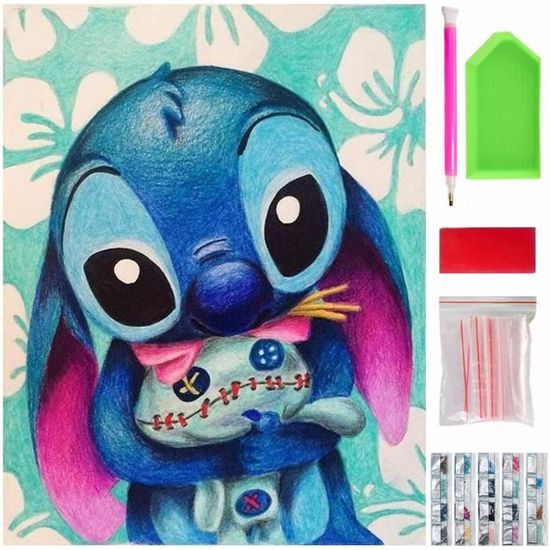 Diy Peinture Diamant 5D Complet Pour Enfants, 40 X 30 Cm Tableau De Perle De Diamant, Peinture ...