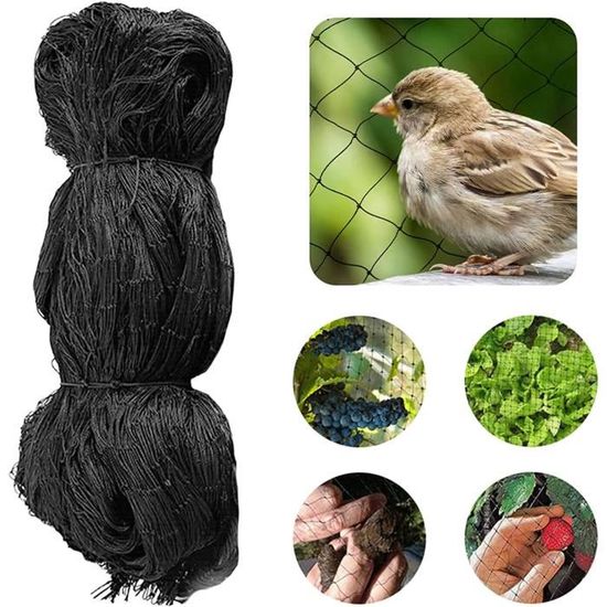 Filet de Protection Anti-Oiseaux, Filet Anti-Oiseaux en Maille, Filet Oiseaux Robuste, Filet ...