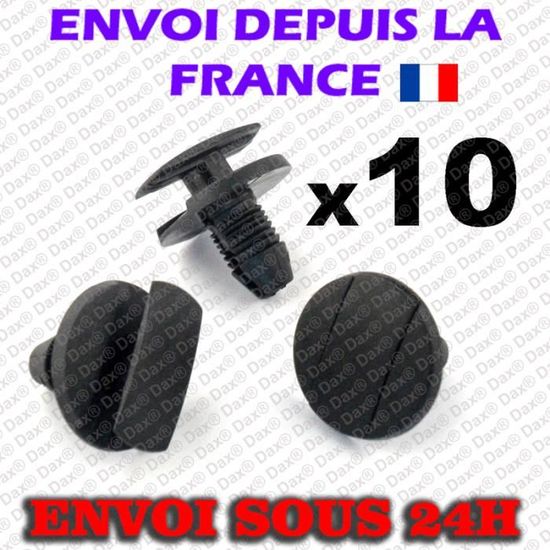 Dax® 10 Agrafes Citroen 1609267280 Peugeot 856553 Renault 9648975680 ...