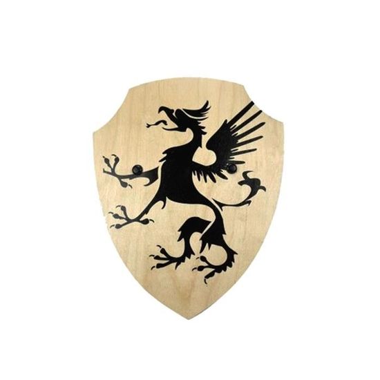 Bouclier en bois courbé : Dragon - Cdiscount Jeux - Jouets