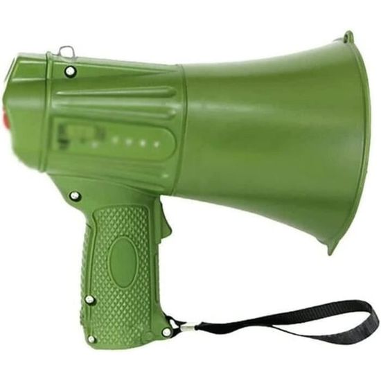 Mégaphone portatif extérieur 10w - SSS - Vert - Filaire - Cdiscount TV ...