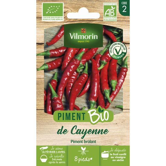 Sachet graines Piment de Cayenne BIO- - Cdiscount Animalerie