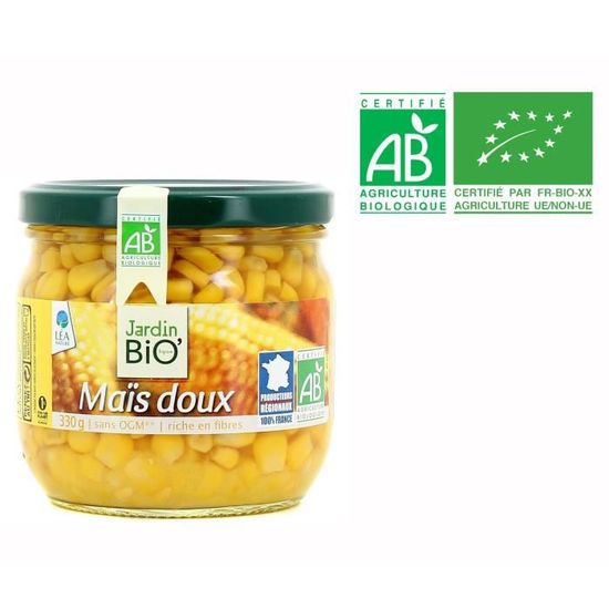 JARDIN BIO Mais doux bio - 330g - Cdiscount Au quotidien