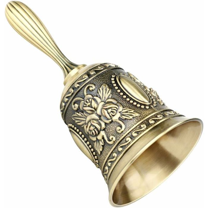 Cloche, Cloche à main Cloche de table, Cloche à main en acier, Cloche ...