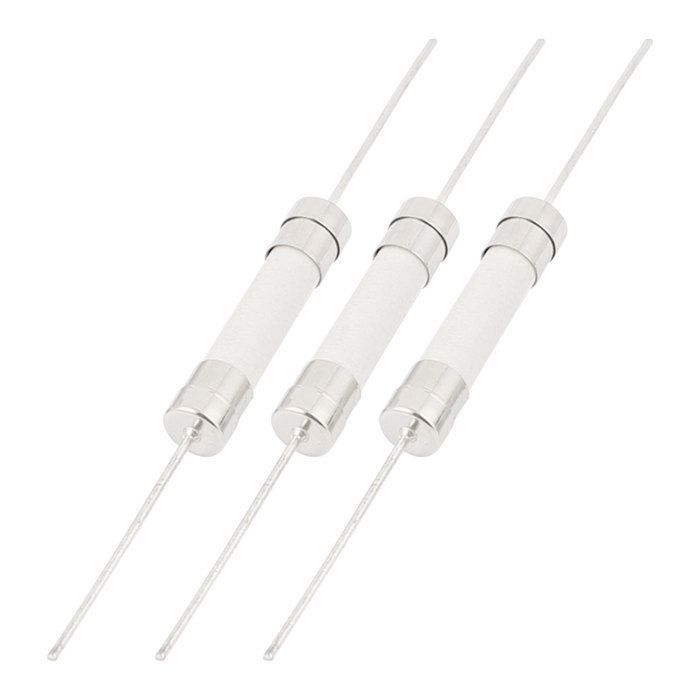 Fusible SOURCING MAP 250V 20A 6mm x 30mm Coup Rapide Action Axial Fil Céramique Fusible 3pcs ...