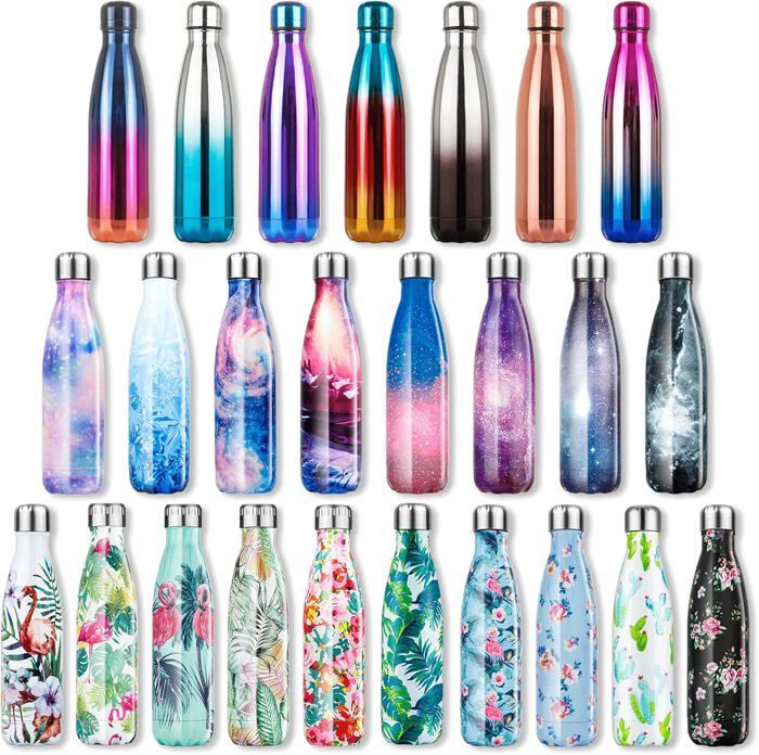 Lalafancy Bouteille d'eau en Acier Inoxydable sans BPA Réutilisable ...