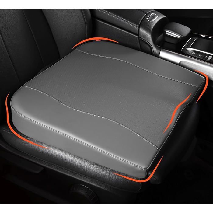 Coussin de siège voiture en cuir PU haut de gamme - ergonomique ...