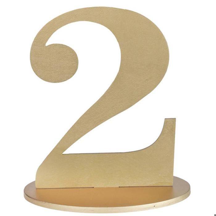 Grand chiffre vertical déco 16cm, Chiffre 2 OR - Cdiscount Beaux-Arts ...