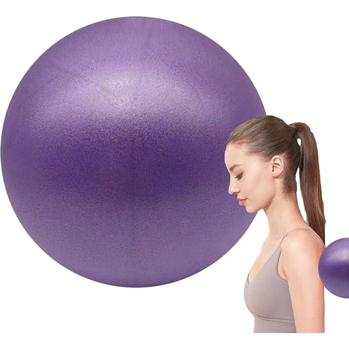 Petit ballon de gymnastique 15 cm violet, balle de stabilité portable ...