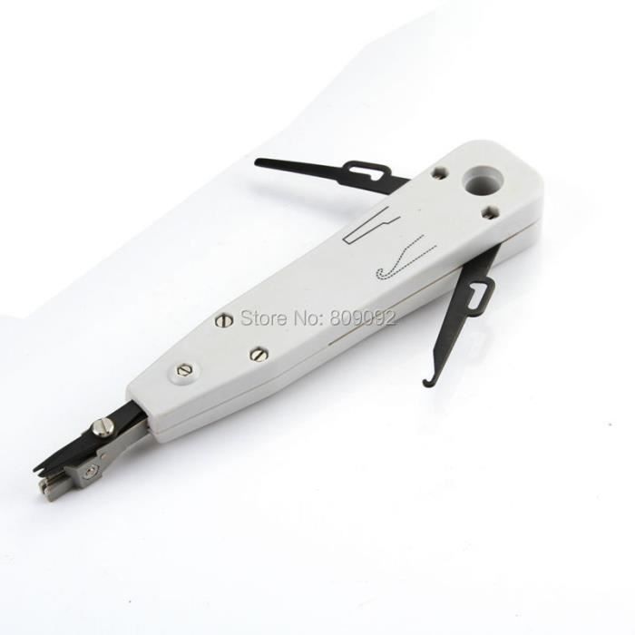 Câble téléphonique professionnel Cat5 RJ11 RJ45, poinçon, Impact, outil ...