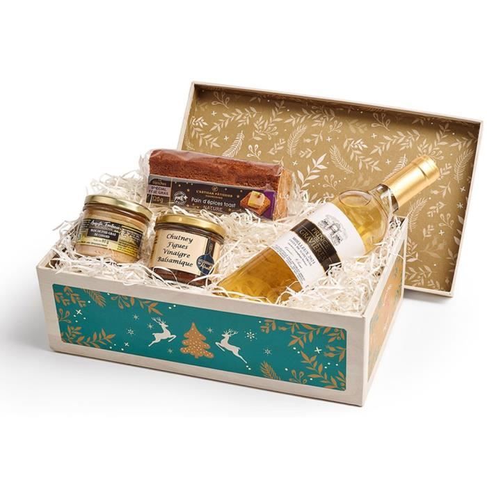 Coffret Cadeau Gourmand - Colis Dégustation Option - Avec coffret ...