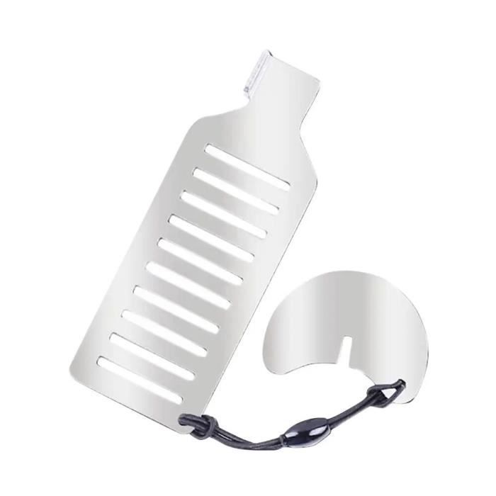 Serrure de porte - Psych - Antivol en métal - Acier inoxydable - Argent ...