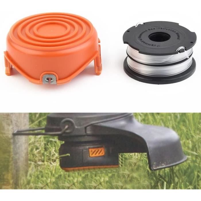 Bobine de fil de rechange pour débroussailleuse Black and Decker GL687 GL690, 1 bobine et ligne ...