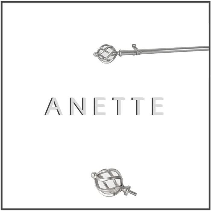AJW-Anette 20 mm Tringle à Rideau (Argent 122-213 cm)[2089] - Cdiscount ...