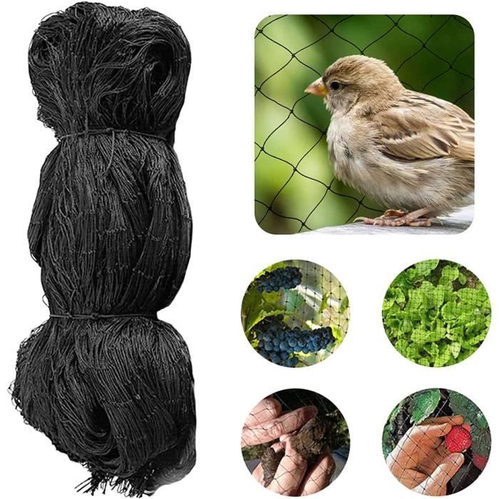 Filet de Protection Anti-Oiseaux, Filet Anti-Oiseaux en Maille, Filet Oiseaux Robuste, Filet ...