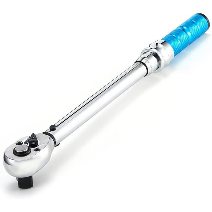 Clé Dynamométrique 1-2 pouce 5-60 Nm-3.6-45ft-lb 76 Dents Clé ...